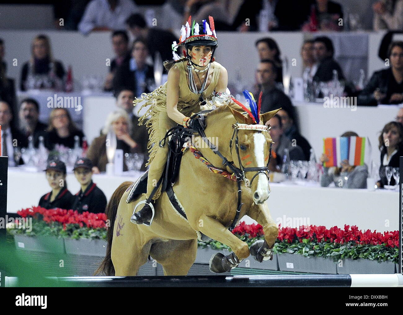 Charlotte Casiraghi Gucci Paris Masters 2012 at Paris Nord Villepinte ...