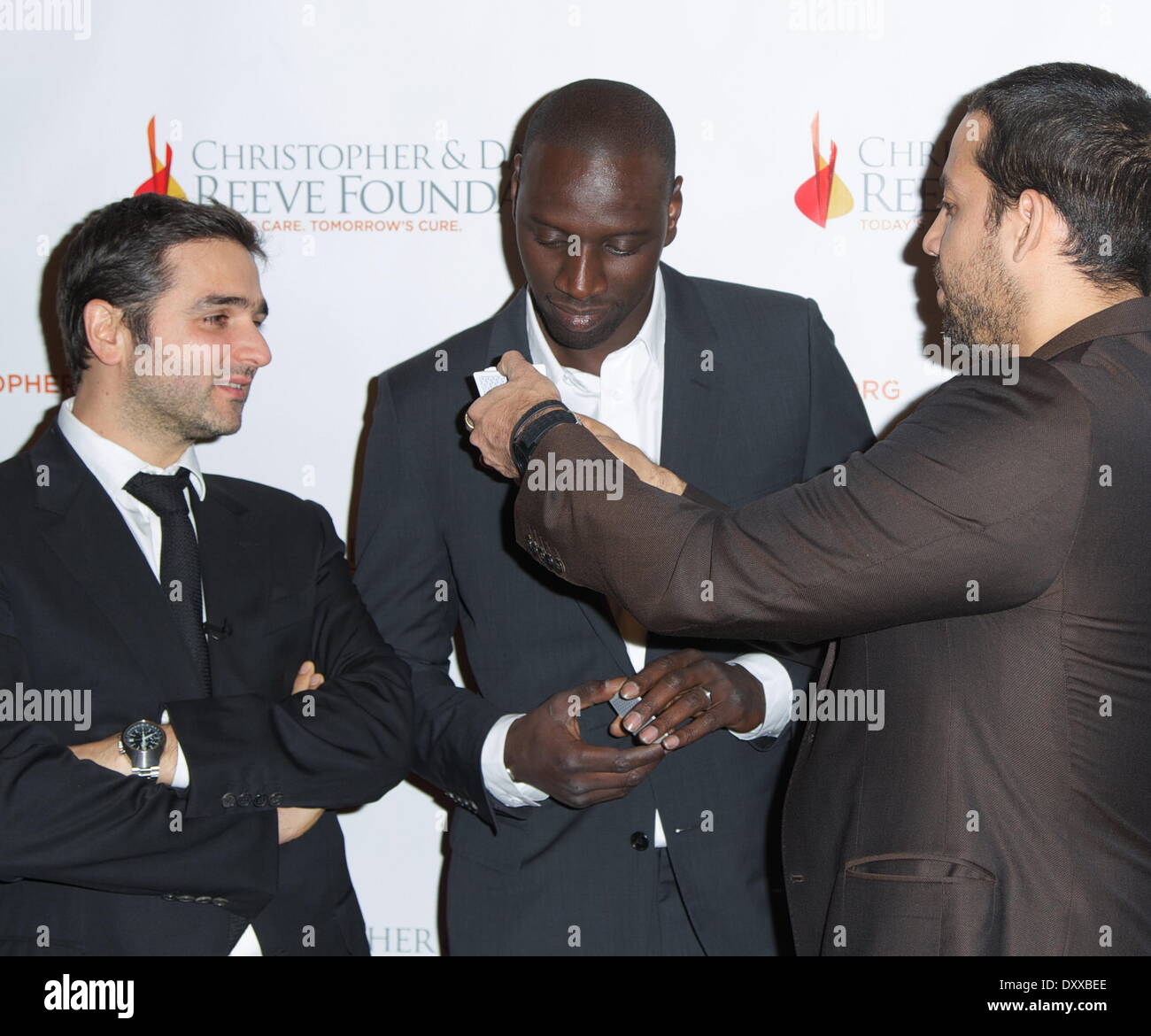 Omar Sy; Olivier Nakache; David Blaine 2012 Christopher & Dana Reeve ...