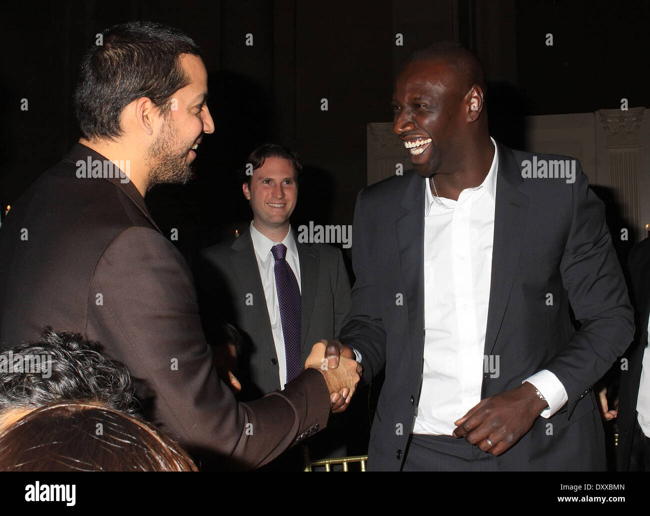 David Blaine and Omar Sy 2012 Christopher & Dana Reeve Foundation's A ...