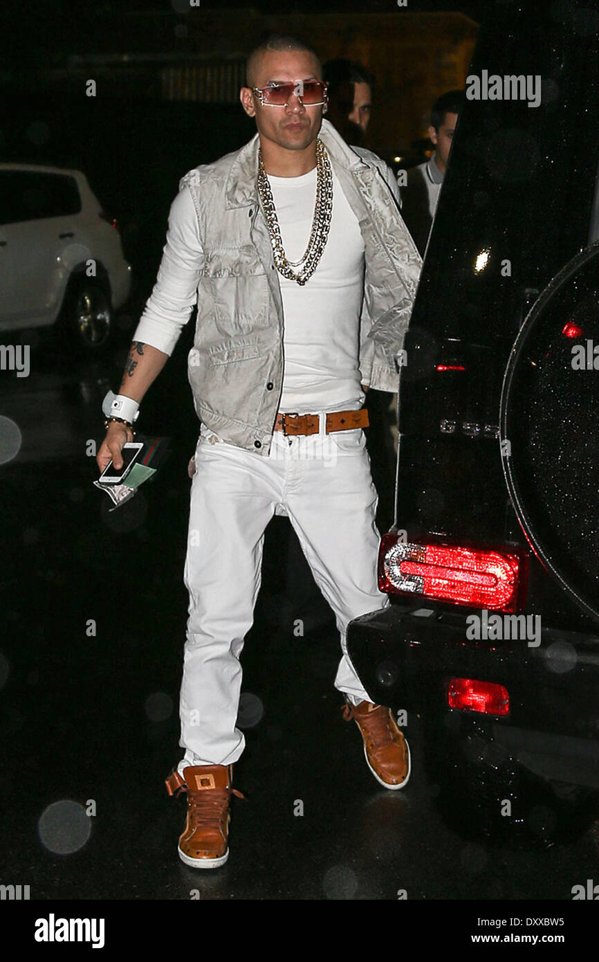 Taboo Aka Jaime Luis Gomez Of The Black Eyed Peas Arrives At Av