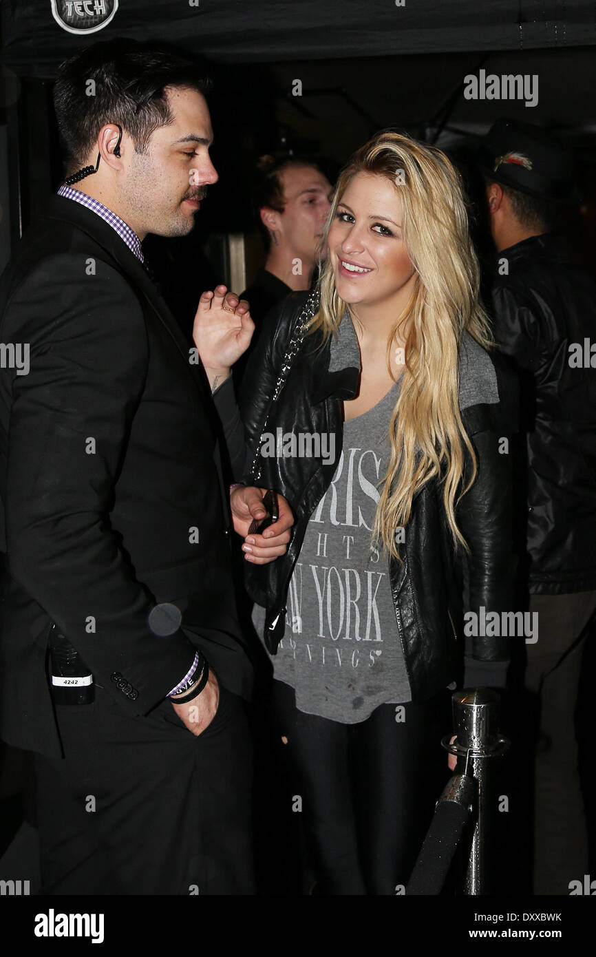 Fashion designer Gabby Applegate arrives at Hyde in Hollywood Los ...