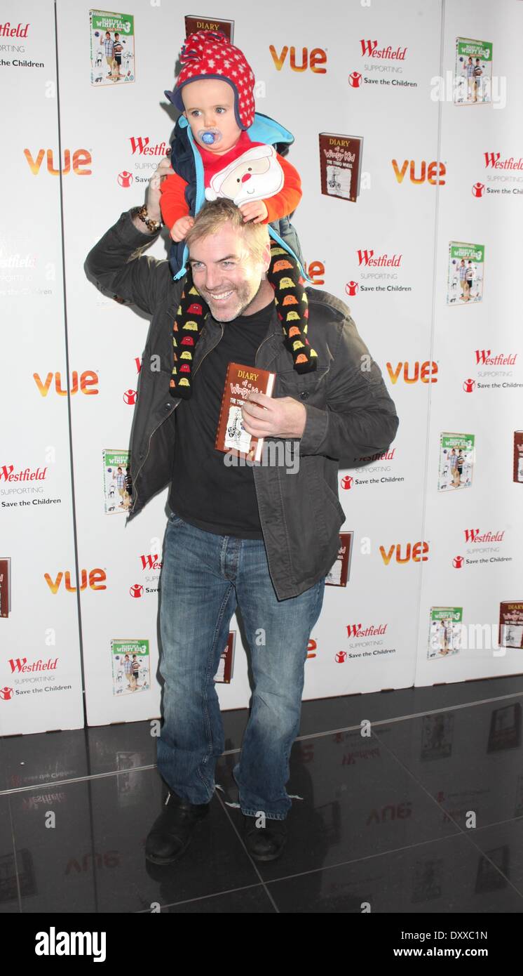 Donal MacIntyre and daughter 'Diary of a Wimpy Kid' UK DVD Premiere ...