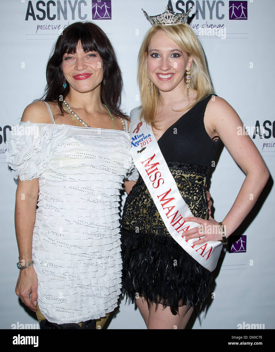 Elisa Jimenez and Katie Berry 2012 Unmasked AIDS Gala at Bryant Park ...