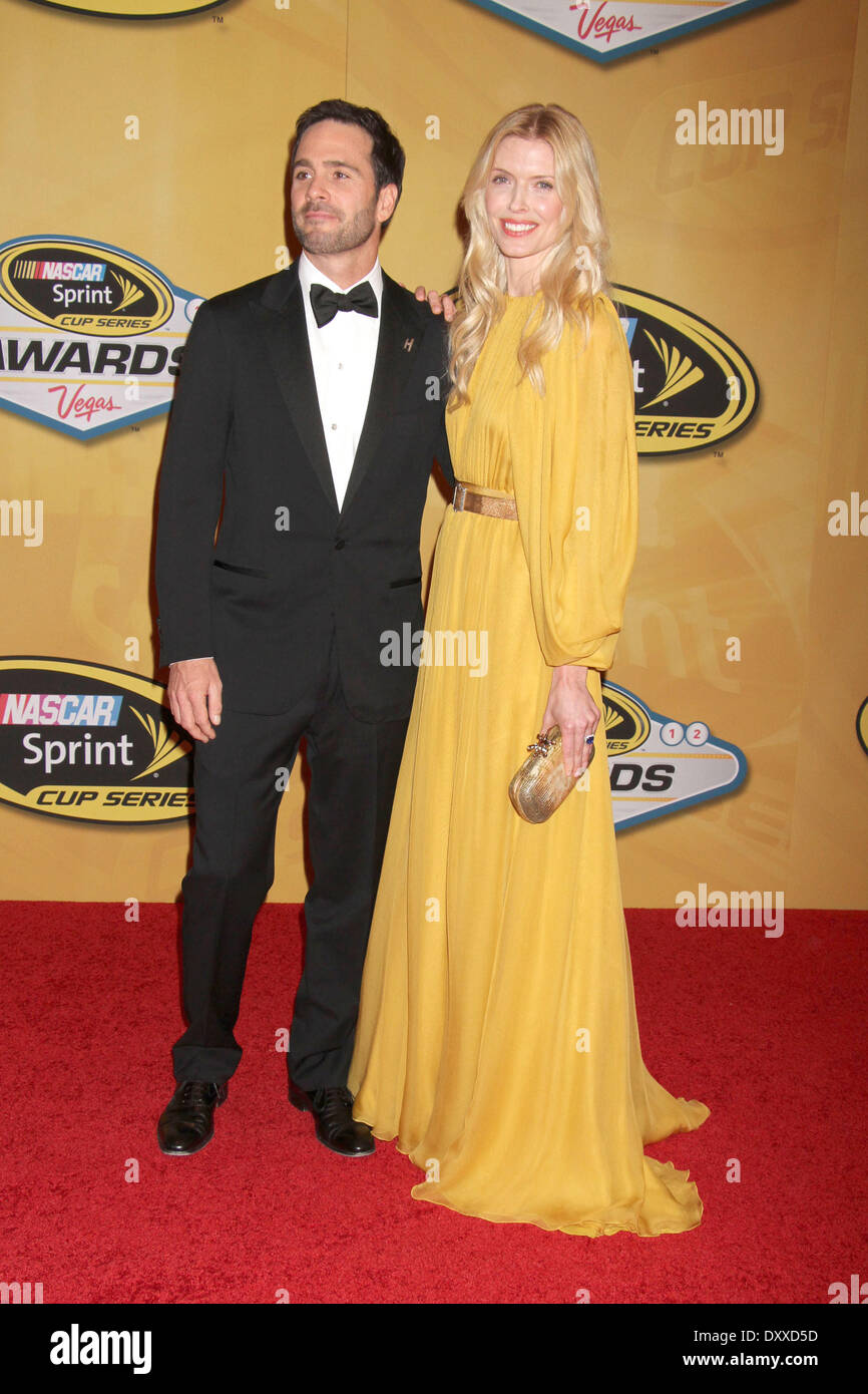 Jimmie Johnson Chandra Johnson 2012 NASCAR Sprint Cup Series Awards ...