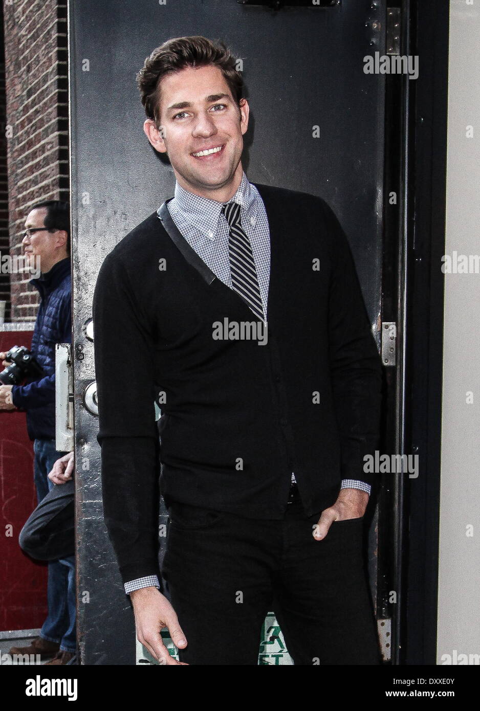 John Krasinski 'The Late Show with David Letterman' at the Ed Sullivan ...