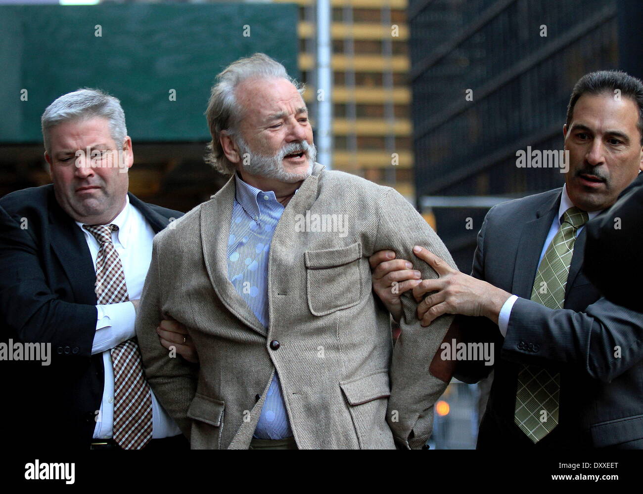 Actor Bill Murray appears in a kidnapping skit for the 'Late Show with ...