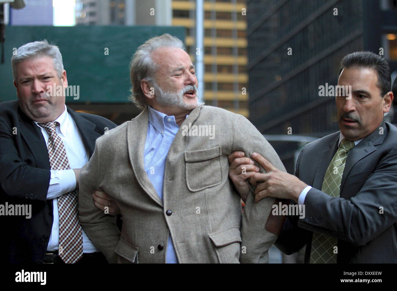 Actor Bill Murray appears in a kidnapping skit for the 'Late Show with ...