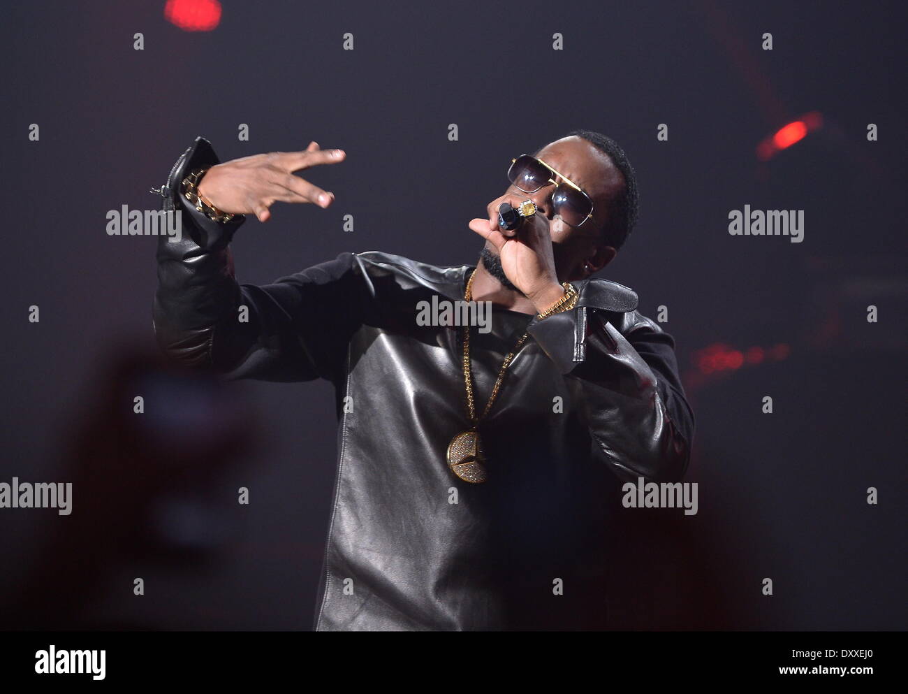 Sean P. Diddy Combs performs during Maybach Music Group (MMG) Tour at ...