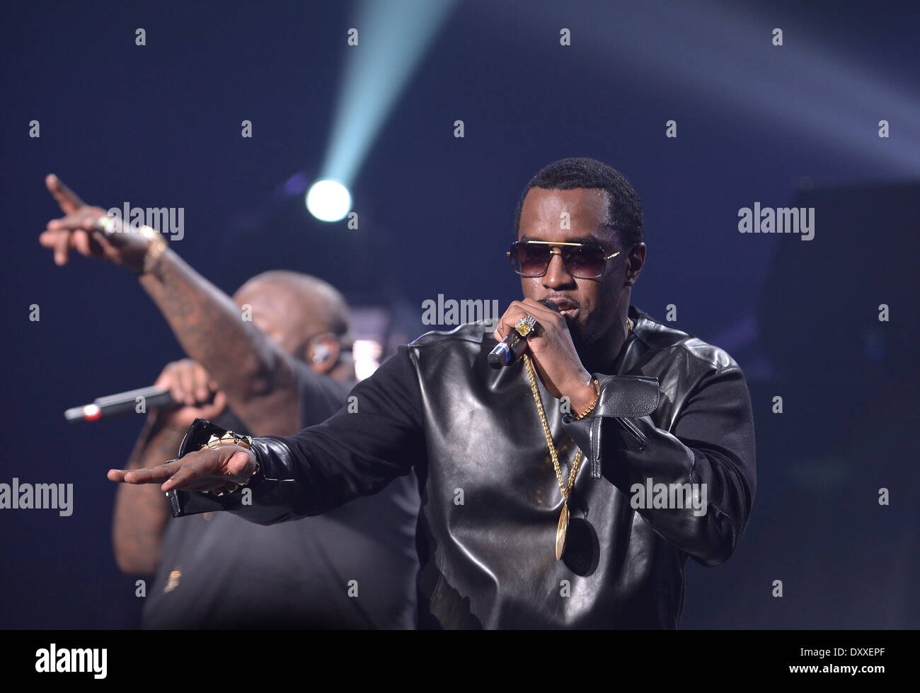 Sean P. Diddy Combs performs during Maybach Music Group (MMG) Tour at ...