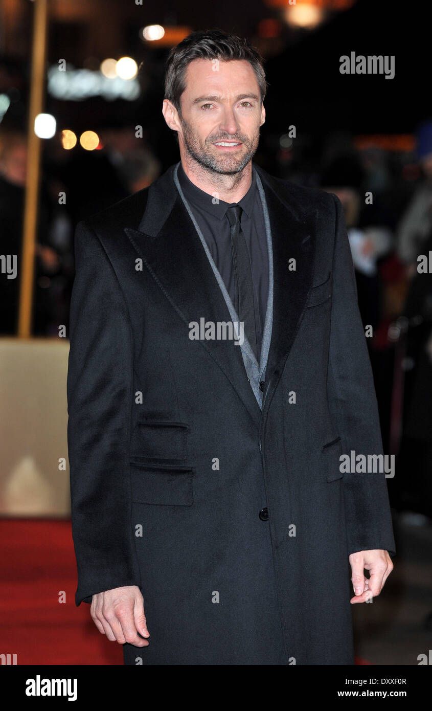 Hugh Jackman Les Miserables World Premiere held at the Odeon & Empire ...