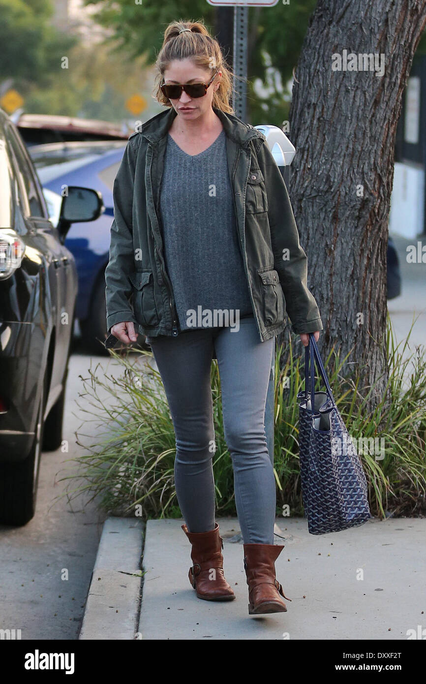 Eric Dane And Wife Rebecca Gayheart Hold Hands While Exiting Andy