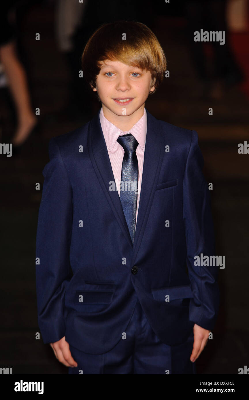 Daniel Huttlestone Les Miserables World Premiere held at the Odeon ...