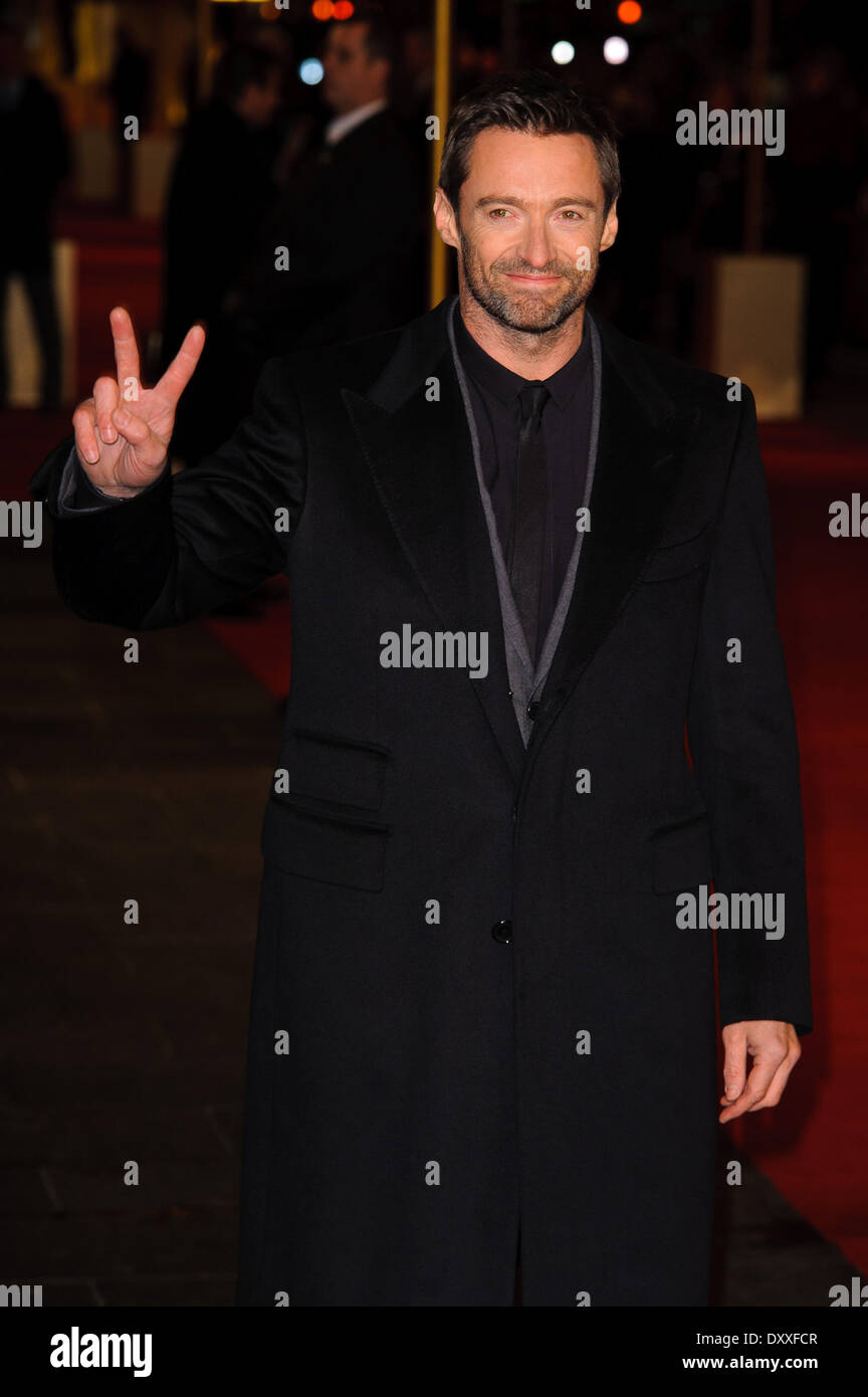 Hugh Jackman Les Miserables World Premiere held at the Odeon & Empire ...