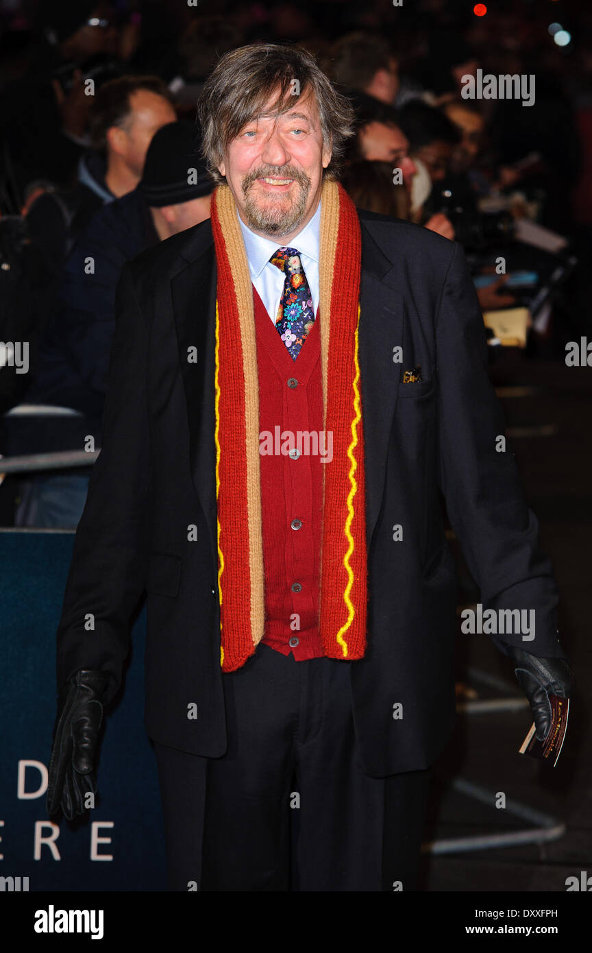 Steven Fry Les Miserables World Premiere held at the Odeon & Empire ...