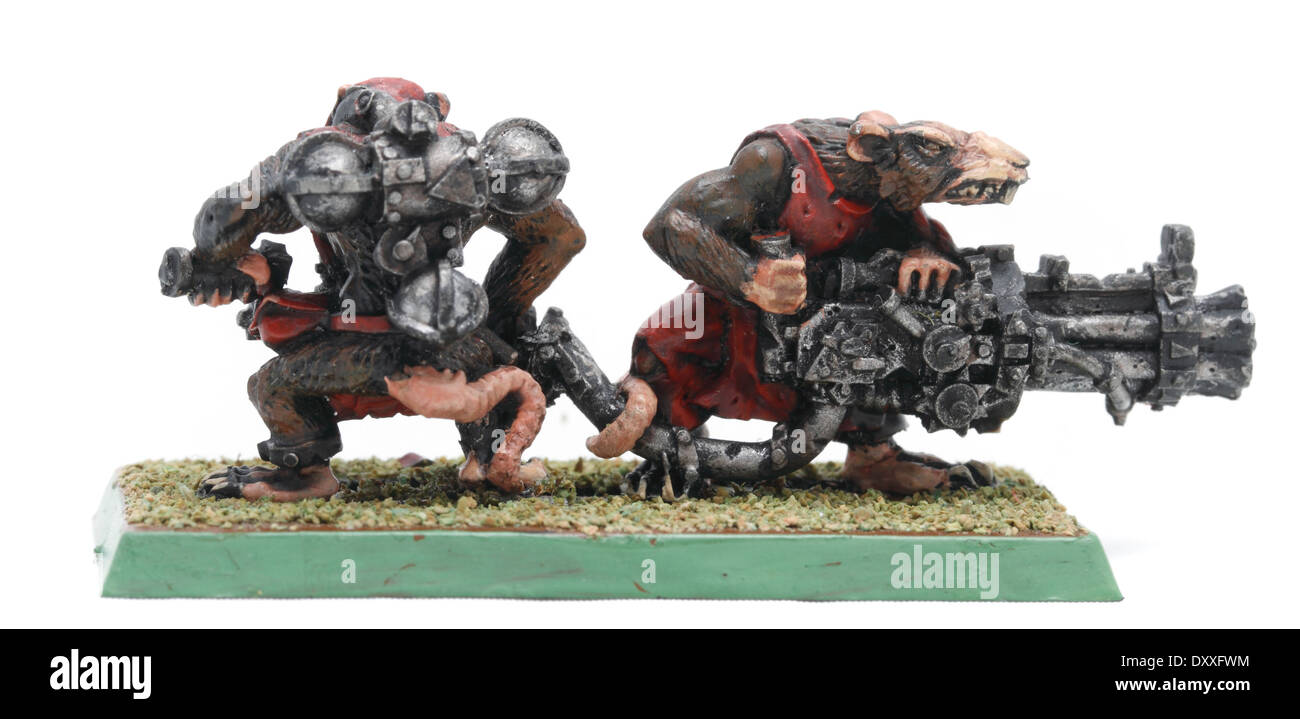 Skaven Ratling Gun painted by photographer Stock Photo - Alamy