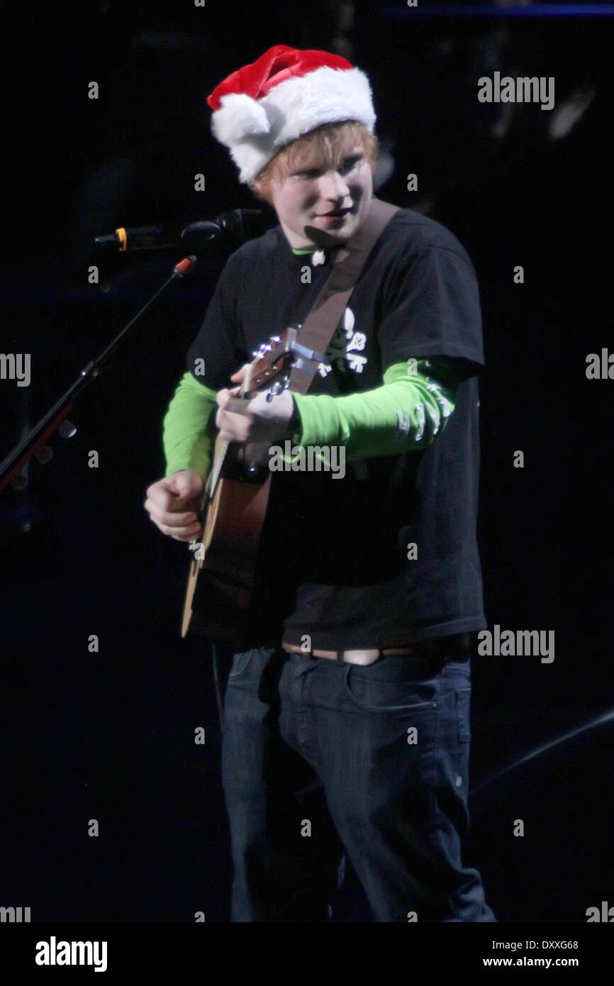 Ed sheeran jingle ball 2012 hi-res stock photography and images - Alamy