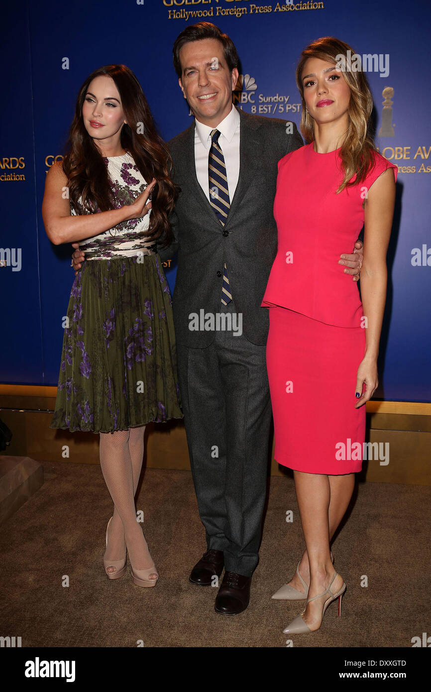 Megan Fox Ed Helms Jessica Alba 70th Annual Golden Globe Awards ...
