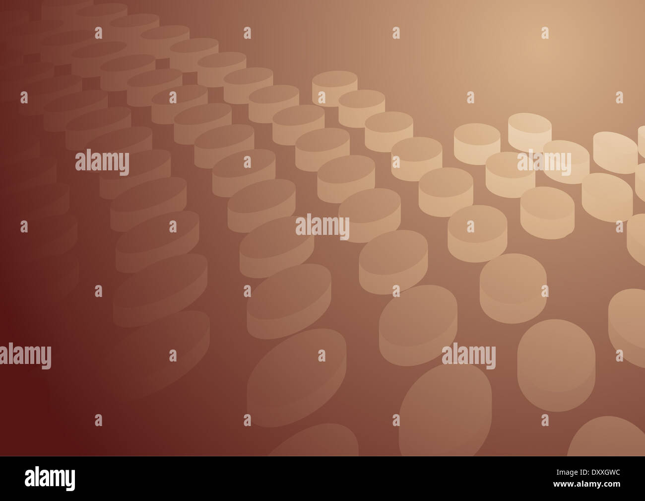 Vector background with circle; clip-art Stock Photo - Alamy