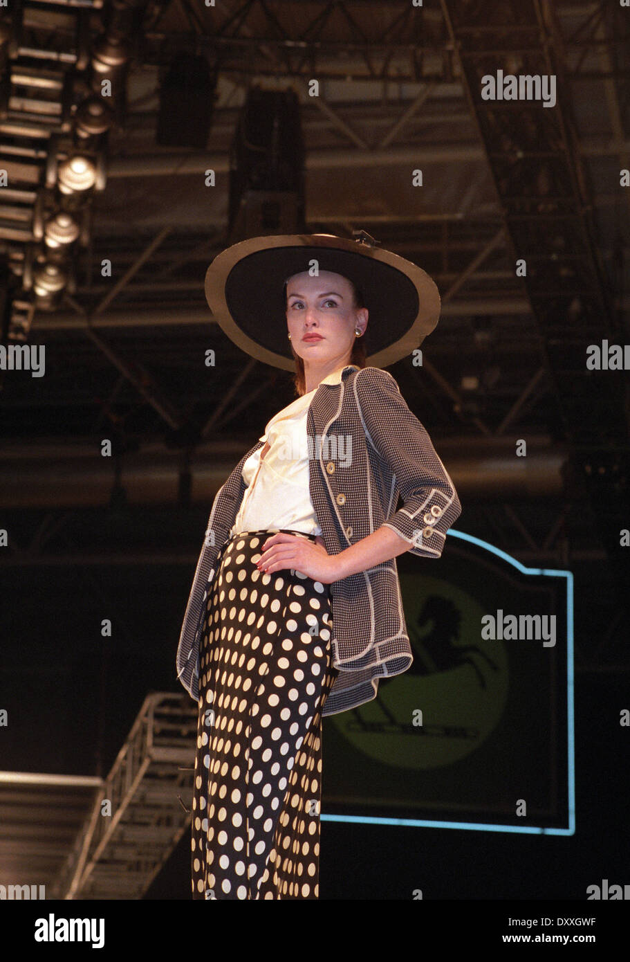 NEC Clothes Show ladies womens fashion catwalk 1994 Stock Photo - Alamy