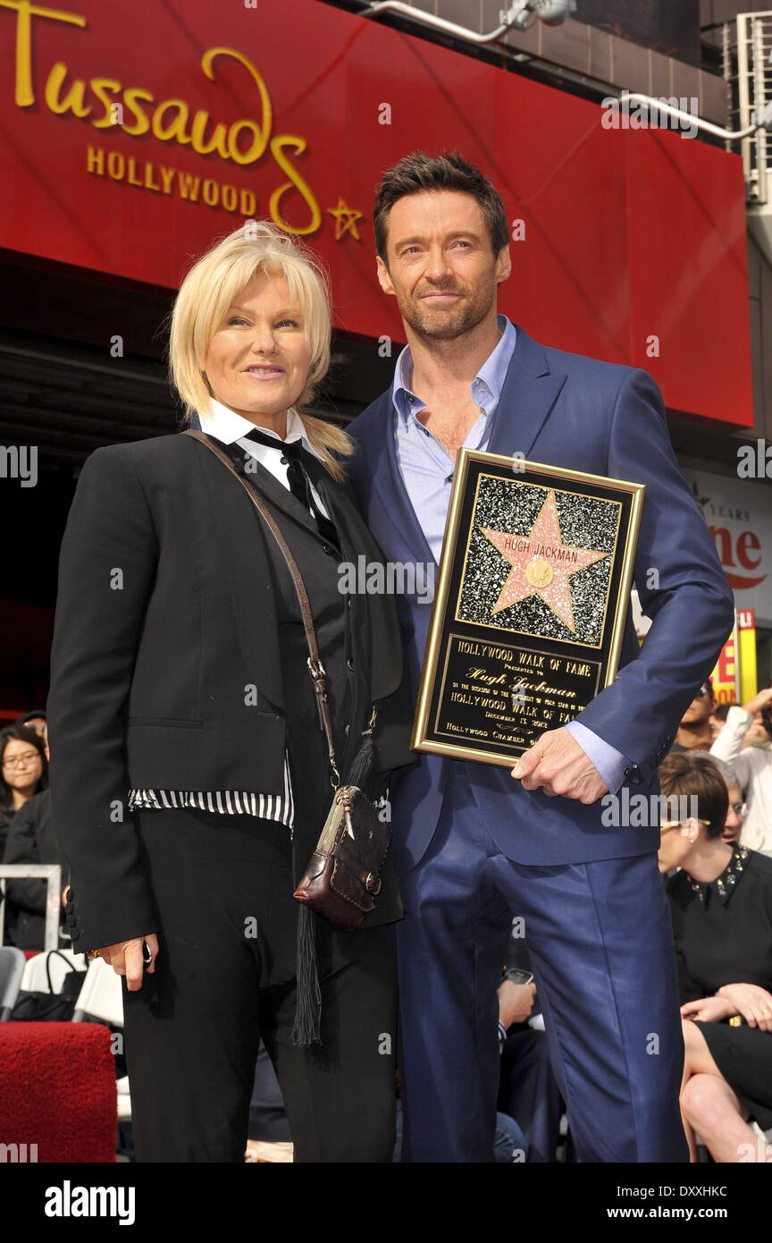 Deborra-Lee Furness Hugh Jackman Hugh Jackman is honoured with a ...