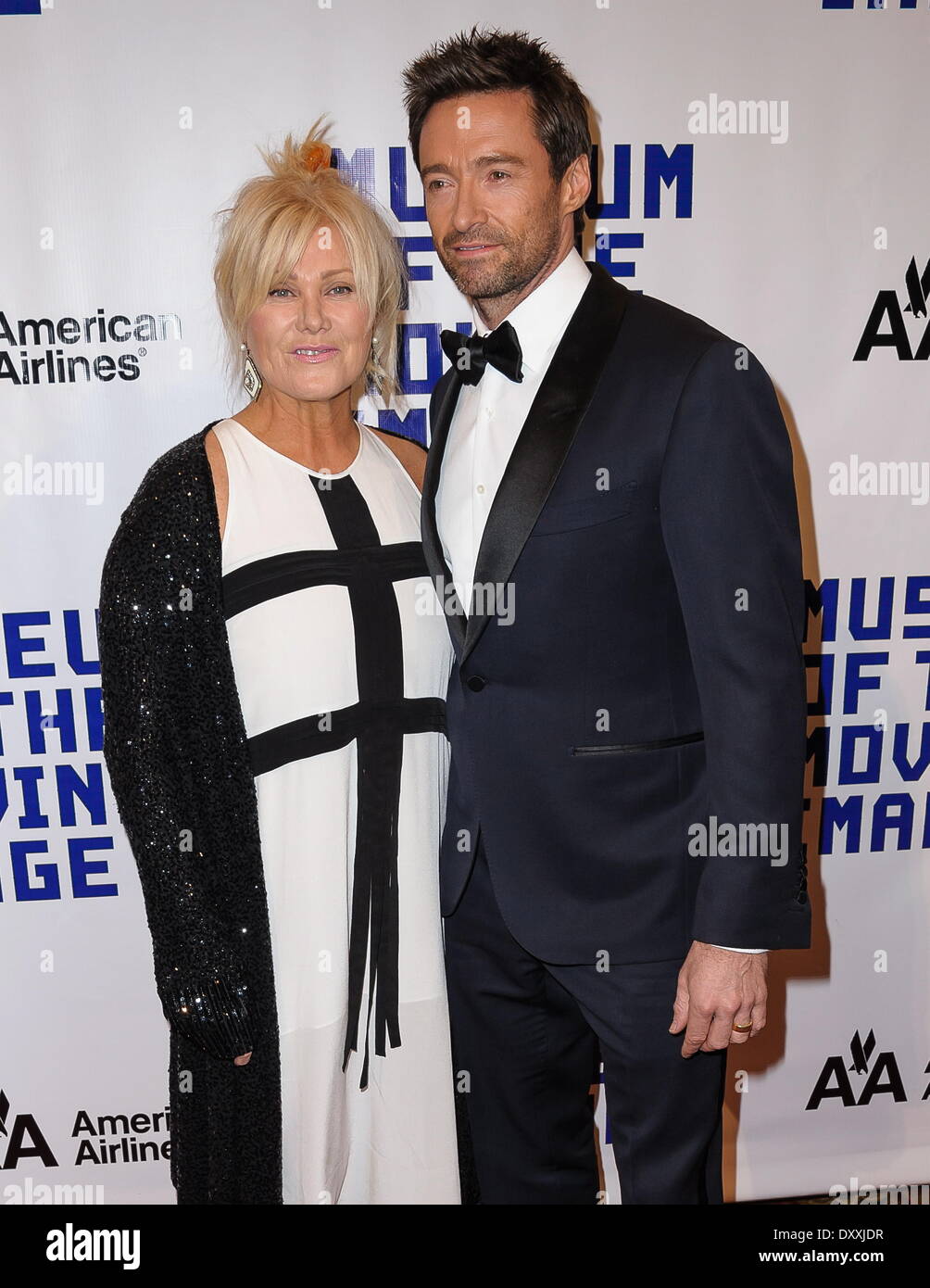 Hugh Jackman Deborra-Lee Furness The Museum Of Moving Images Salute to ...