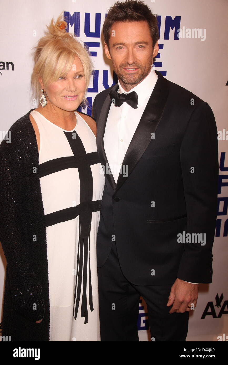 Hugh Jackman Deborra-Lee Furness The Museum Of Moving Images Salute to ...