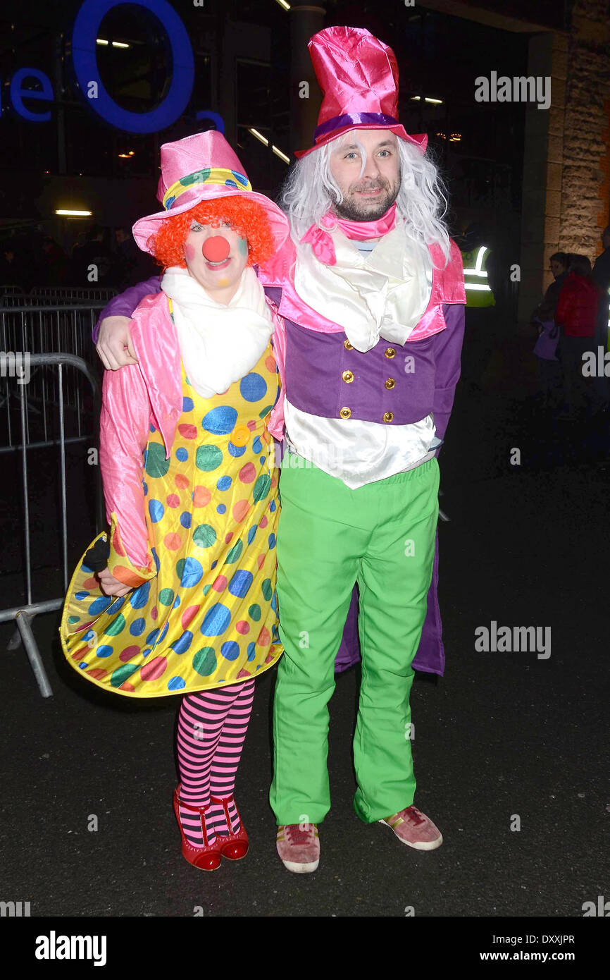 Amanda Malone Thomas Falconer Fans arrive at the Farewell To 2012 Fancy ...
