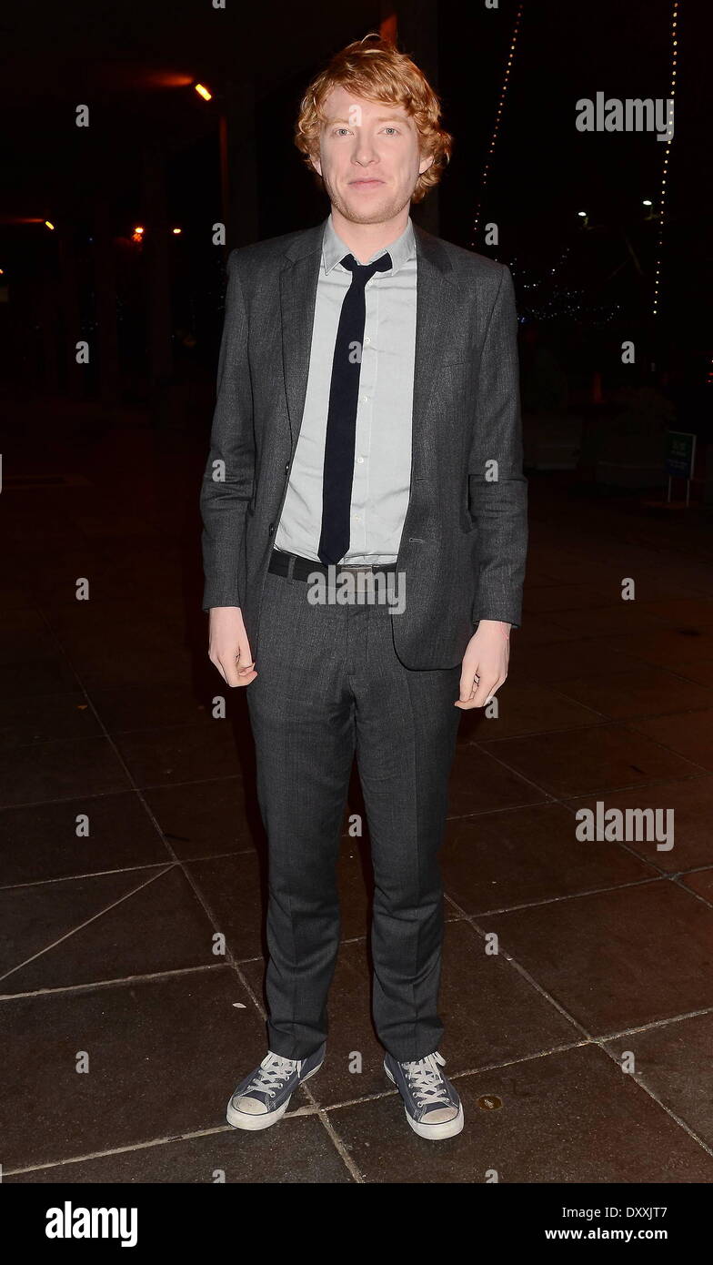 Actor Domhnall Gleeson Celebrities outside the RTE Studios for 'The ...