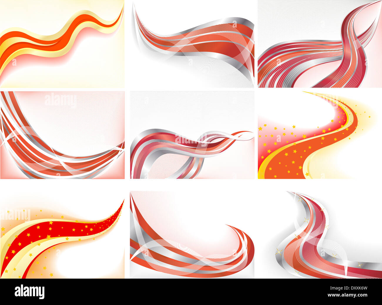Vector collection abstract background; clip-art Stock Photo - Alamy