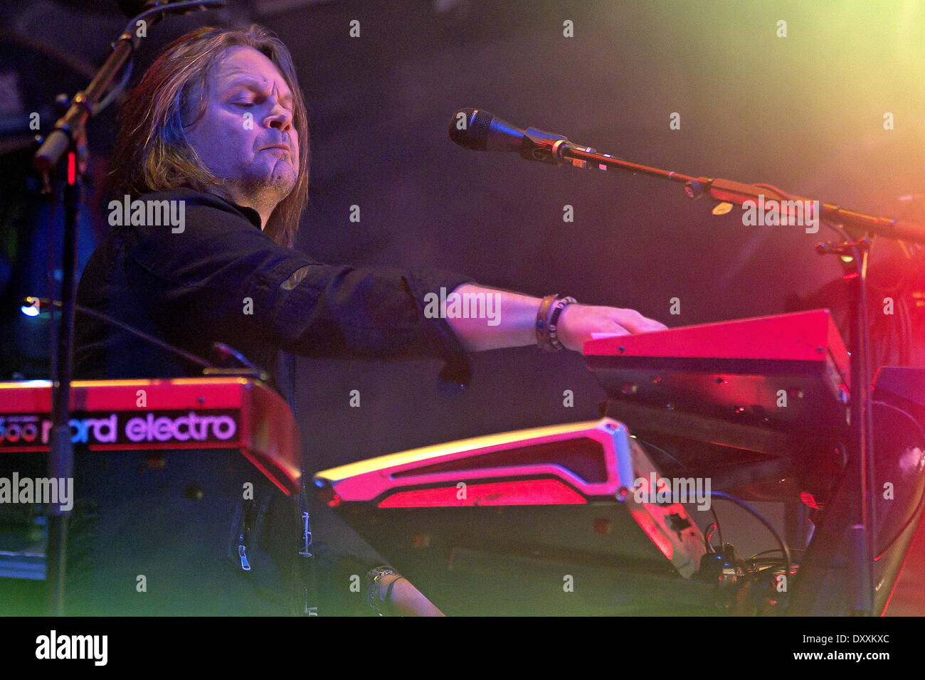 Mic Michaeli of Europe performing live at Scandinavium Gothenburg ...