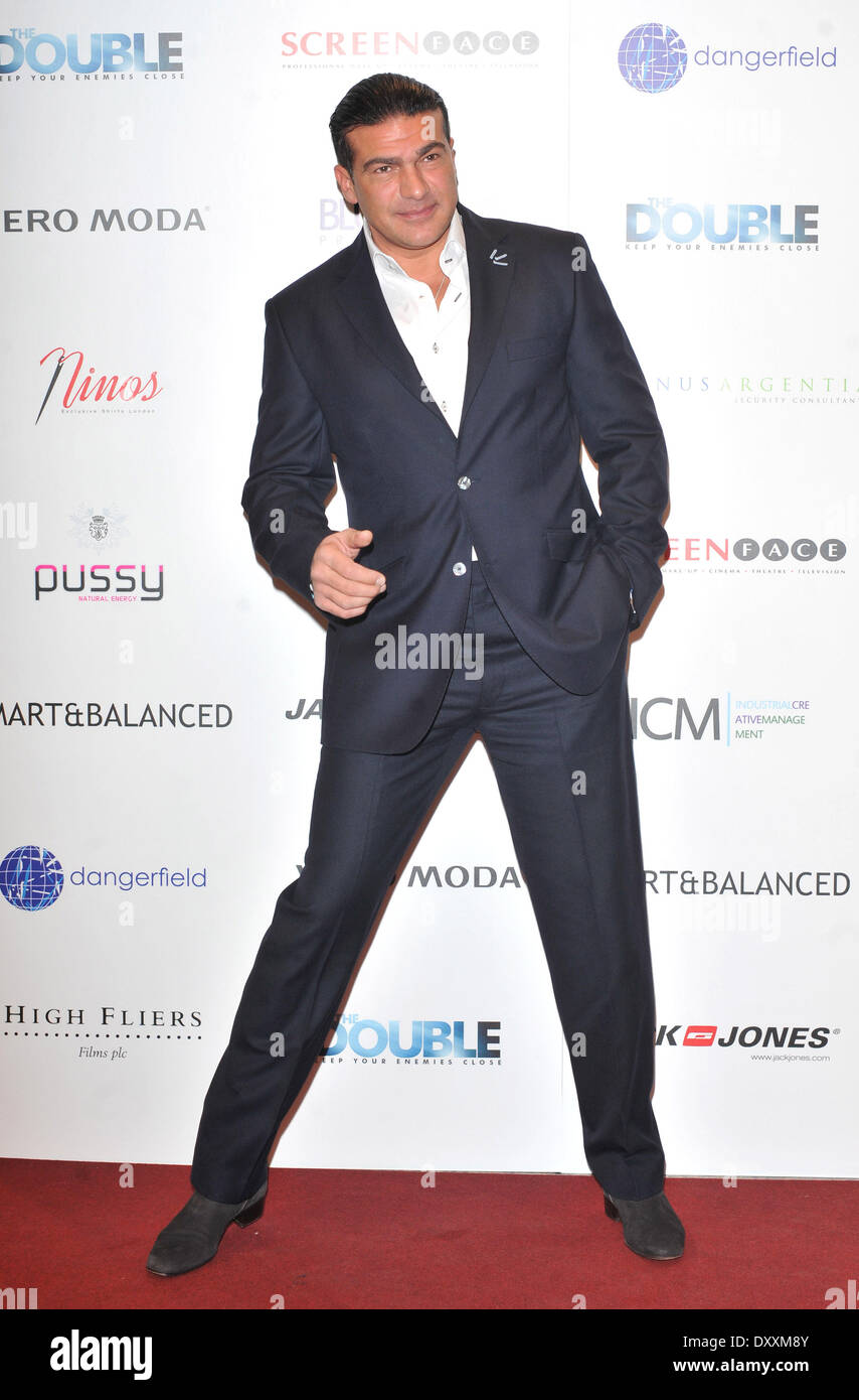 Tamer Hassan The Double - UK film premiere held at Jack Jones Oxford ...