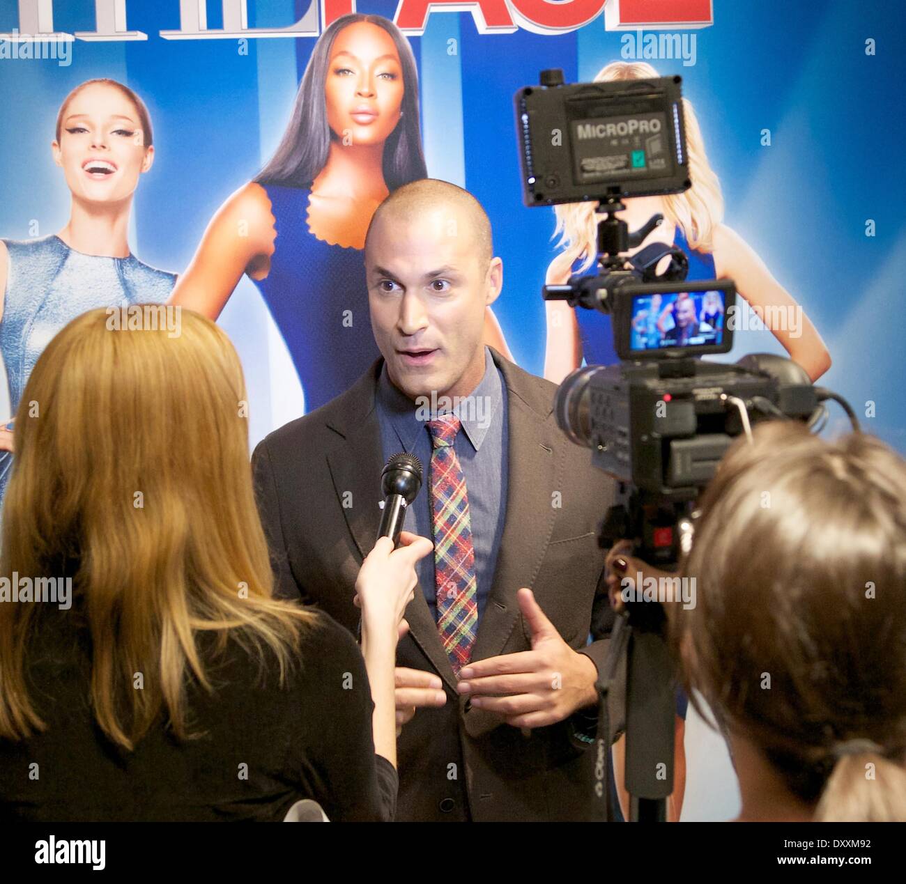 Nigel Barker attends a promotional event for new Oxygen reality ...