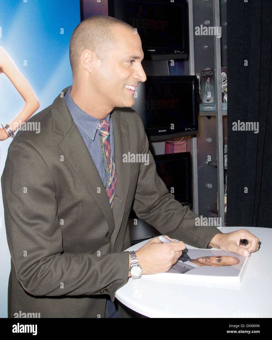 Nigel Barker attends a promotional event for new Oxygen reality ...