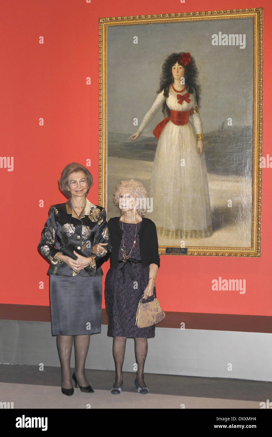 Queen Sofia, Duchess Alba, Madrid hosts the most complete show of works ...