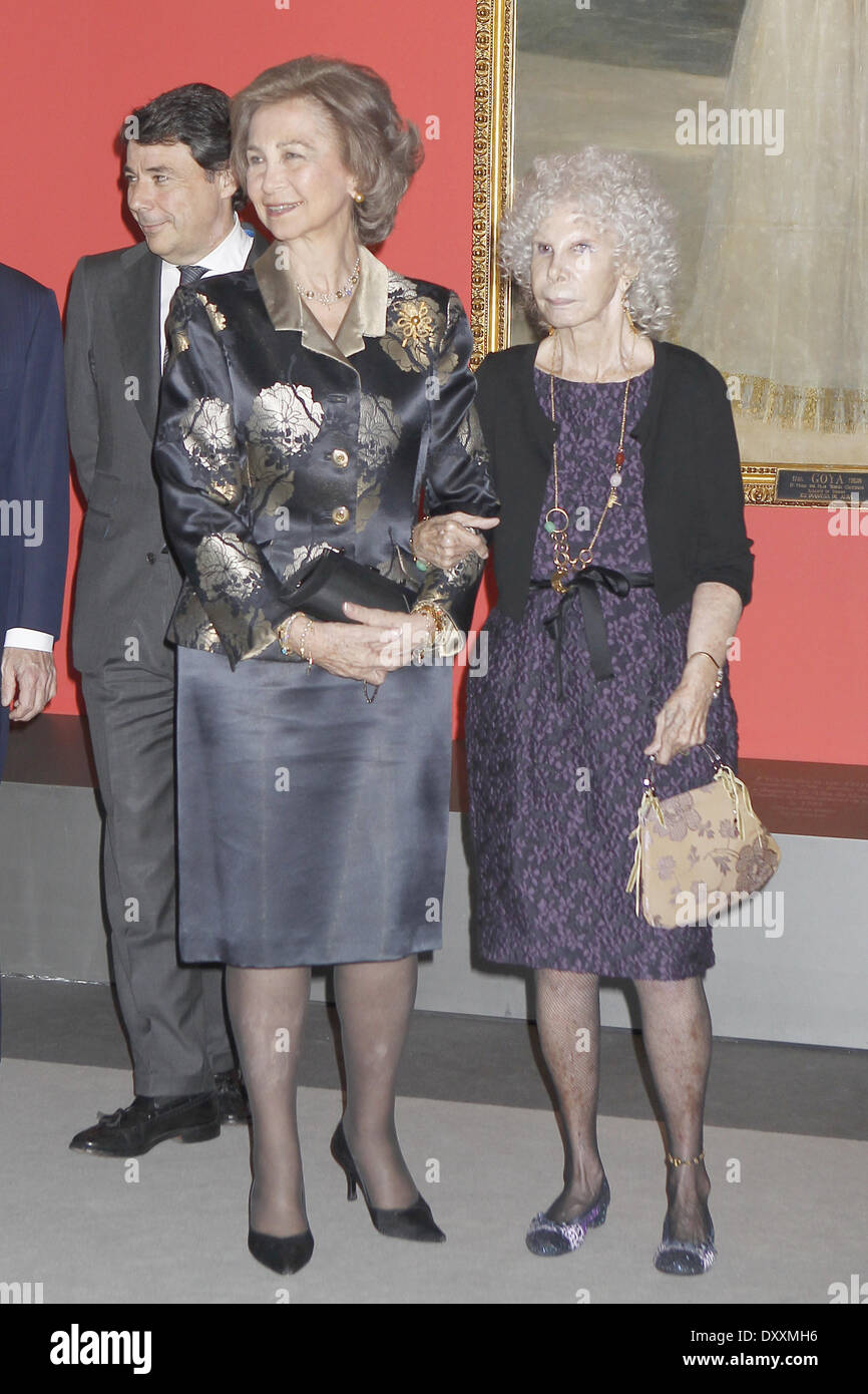 Queen Sofia, Duchess Alba, Madrid hosts the most complete show of works ...