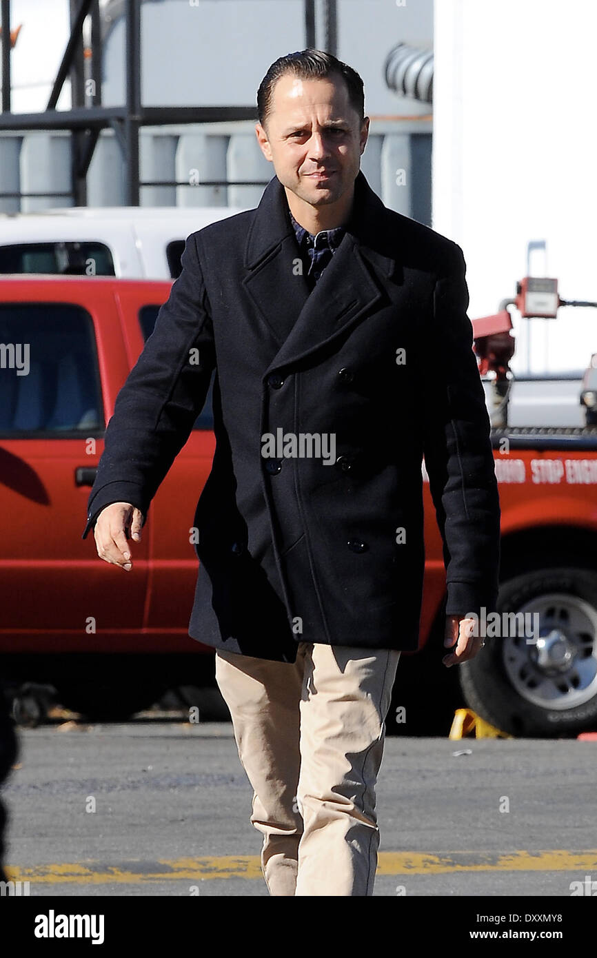 Gangster Squad star Giovanni Ribisi spotted at a studio rental truck ...