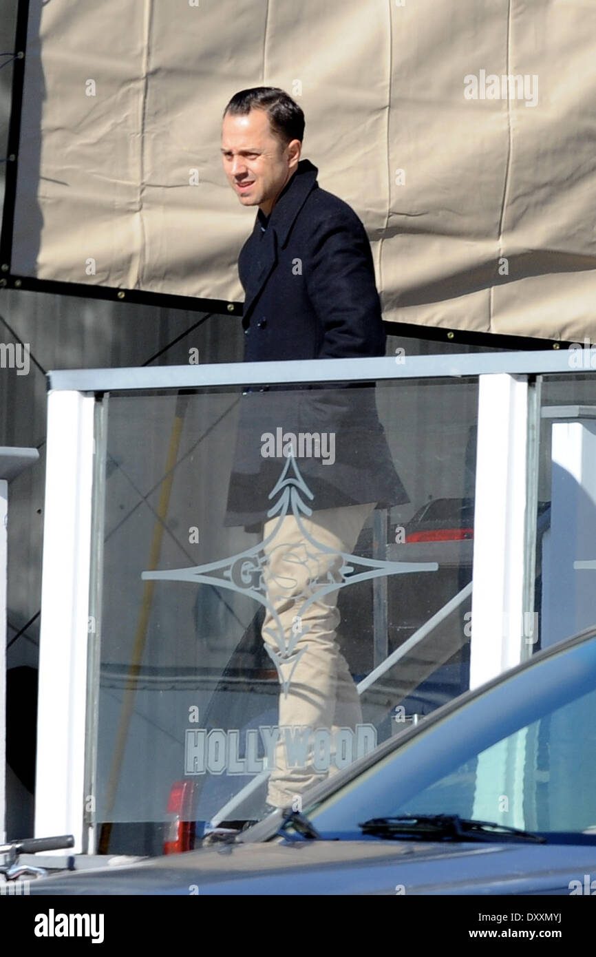 Gangster Squad star Giovanni Ribisi spotted at a studio rental truck ...