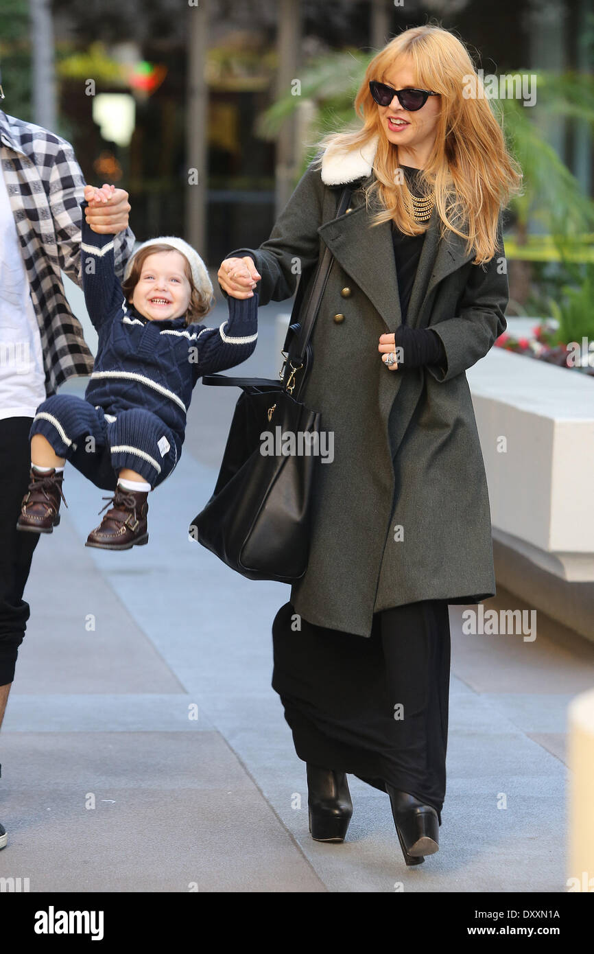 Rachel Zoe and her son Skyler Berman enjoy a day of shopping on ...