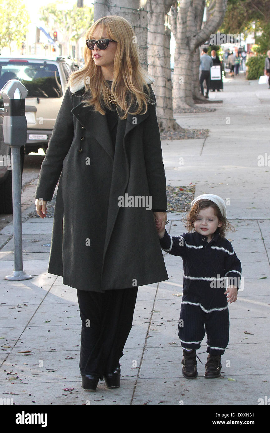 Rachel Zoe and her son Skyler Berman enjoy a day of shopping on ...
