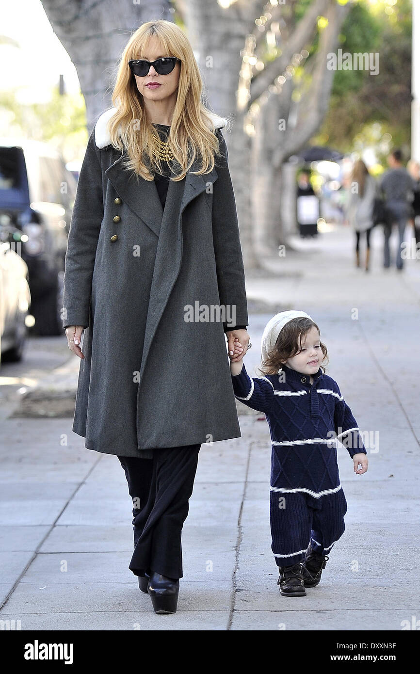 Rachel Zoe and her son Skyler Berman enjoy a day of shopping on ...