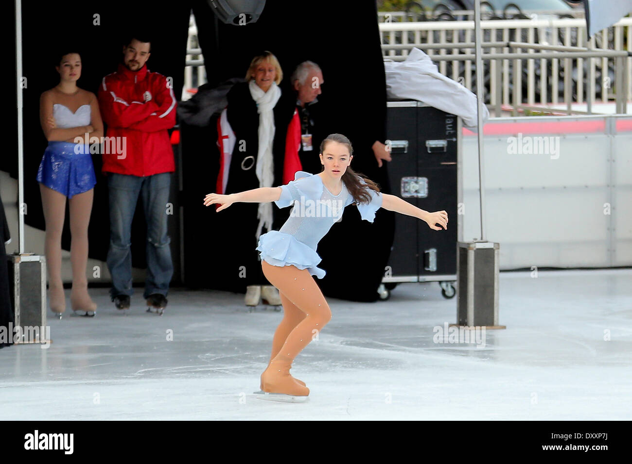 Princess Alexandra of Hanover presents her new ice skating choreography ...