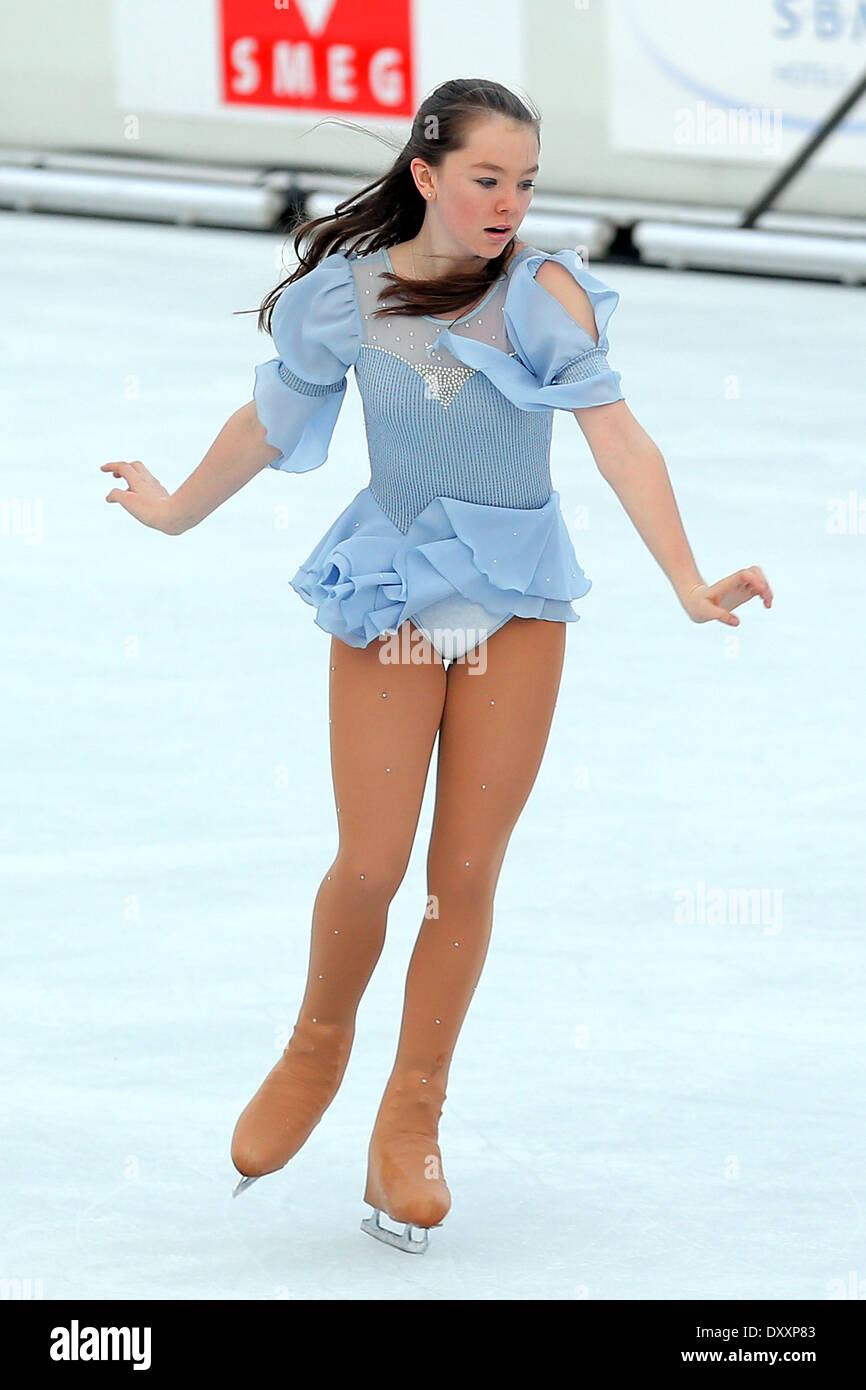 Princess Alexandra of Hanover presents her new ice skating choreography ...