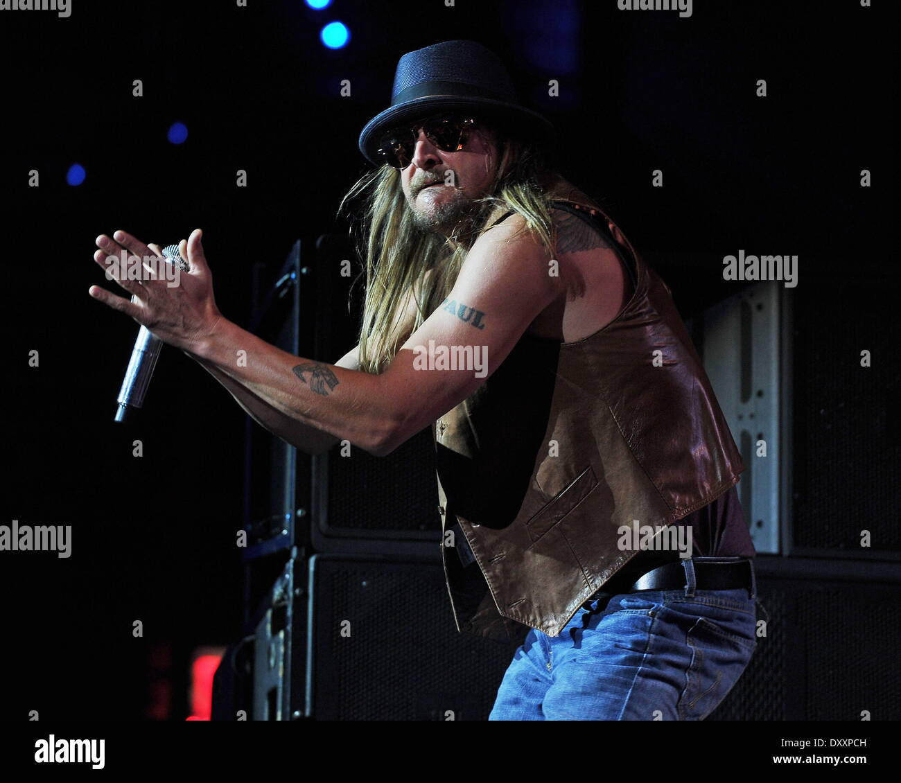 Kid Rock aka Bob Ritchie performs a headlining gig for New Year's Eve ...