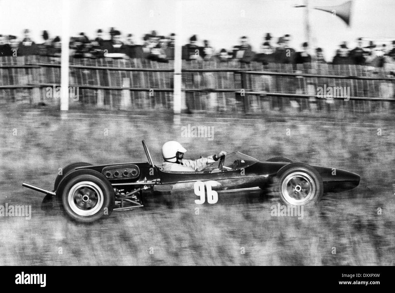 David Blankstone driving a Lotus 41 at Loton Park Hill Climb 1967 Stock ...