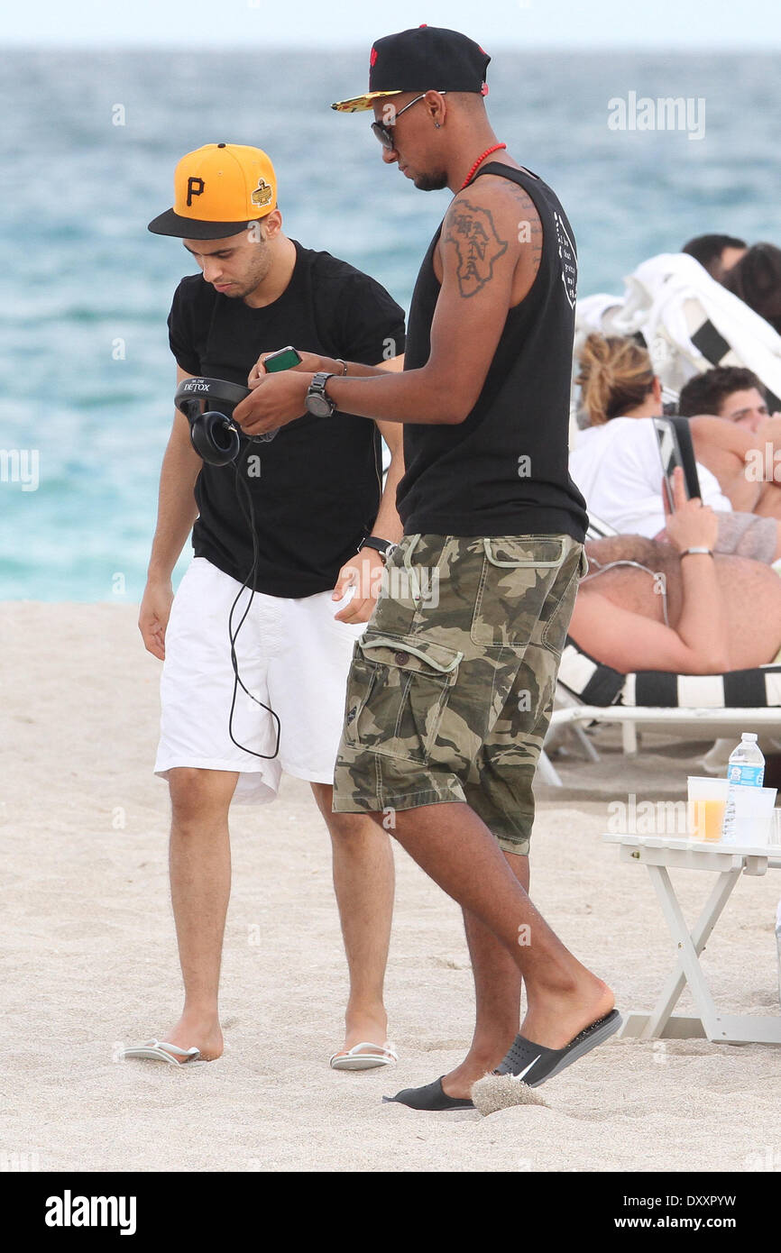 Kevin-Prince Boateng and his model girlfriend Melissa Satta enjoy ...