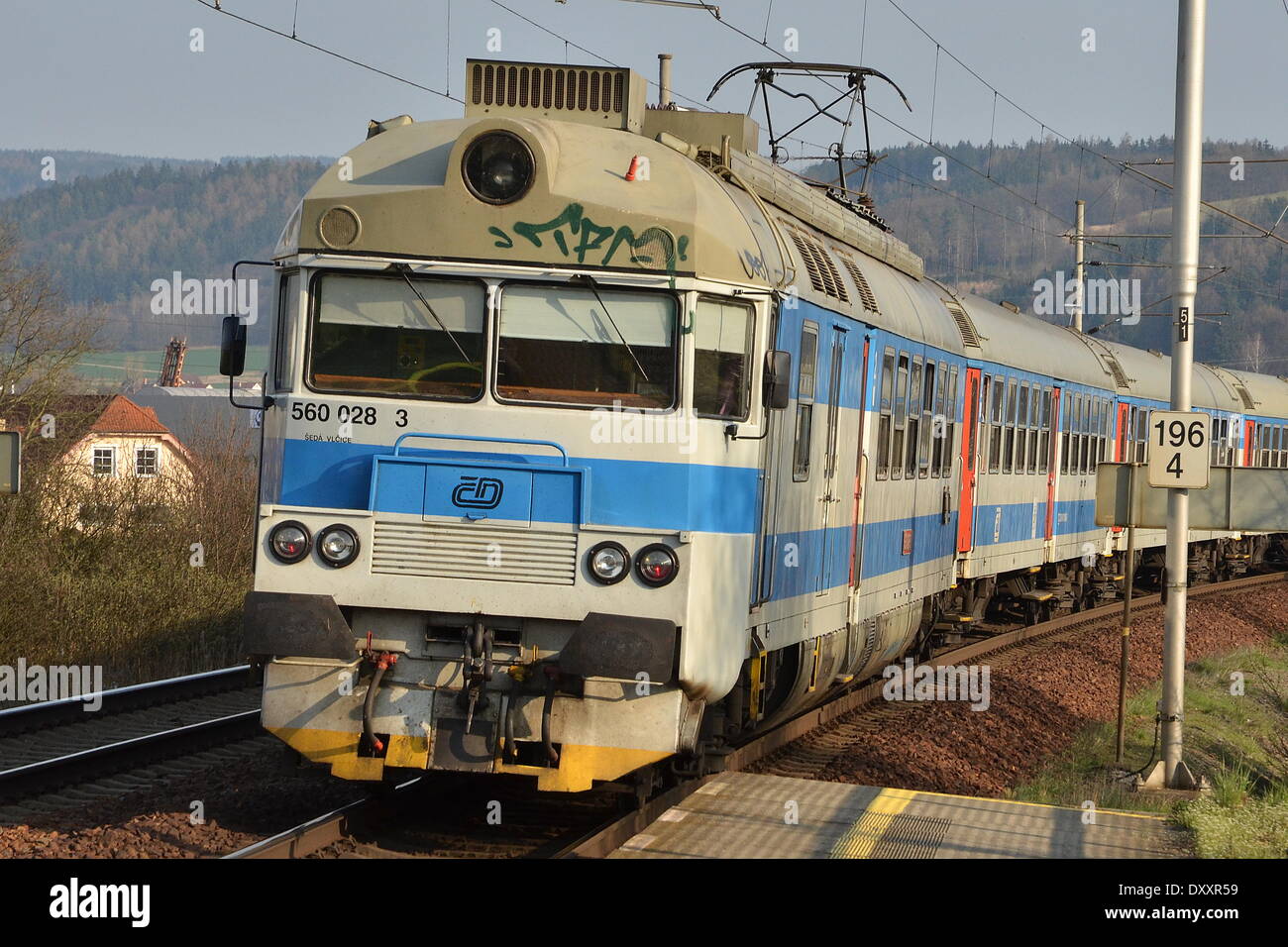 Czech Railway, CD, electrified, train, locomotive, CKD Vagonka Stock ...