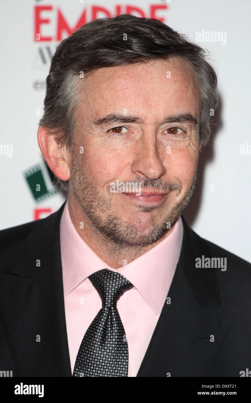 Steve Coogan arriving for The 2014 Empire Film Awards, Grosvenor House ...