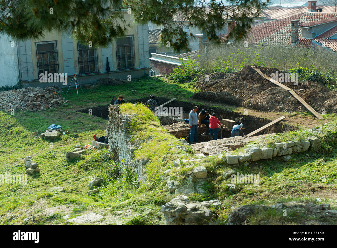 Archaeological excavations of ancient rome hi-res stock photography and ...