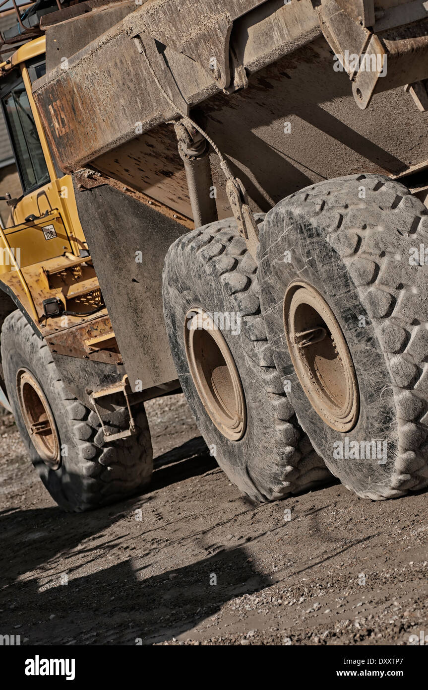 Heavy plant machinery on sussex beach UK Stock Photo - Alamy