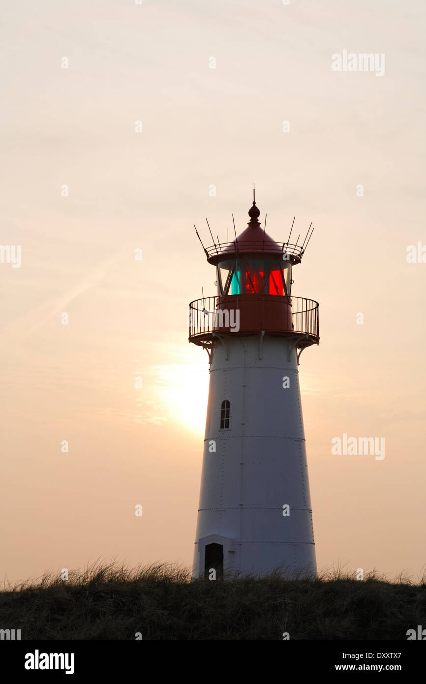 Germany, Schleswig-Holstein, Sylt, lighthouse 'List-West', Deutschland ...